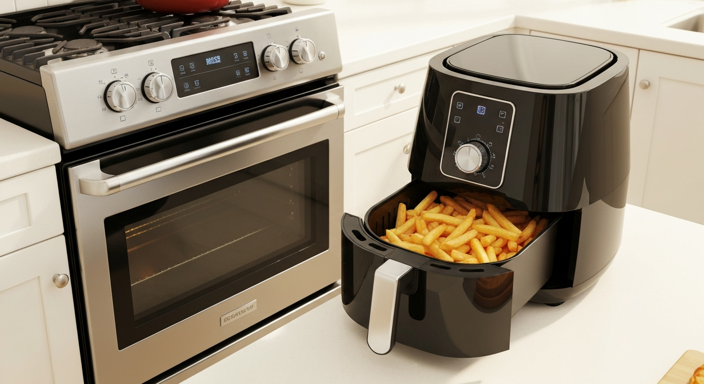 Air Fryer Conversion Calculator | Oven to Air Fryer Free | Scale to Grams